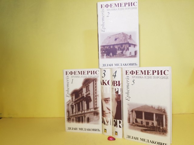 Dejan Medaković EFEMERIS KOMPLET 1-5