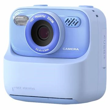 P79 KIDS INSTANT PRINT DIGITAL CAMERA - DUAL LENS, 1080P, 32GB - BLUE