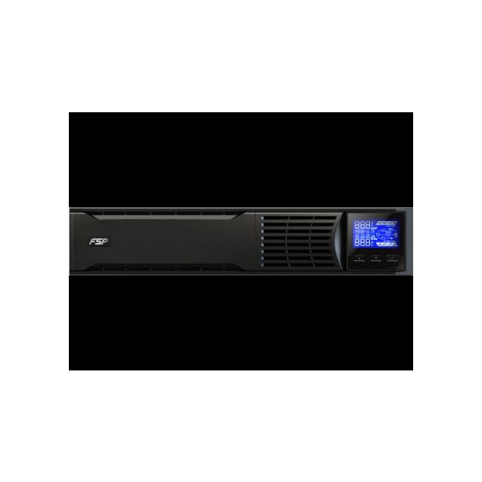 FSP UPS CH-1101RS / Champ 1K RM (PPF9001404), 1000VA/900W, Online, IEC*6, CE, W/CSB 12V9AH*2, W/USB port & cable, LCD, Intel. SLot, Rack STD