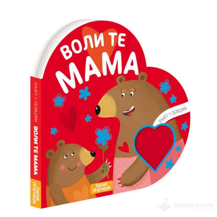 Knjige u oblicima VOLI TE MAMA - MATEO GAULE