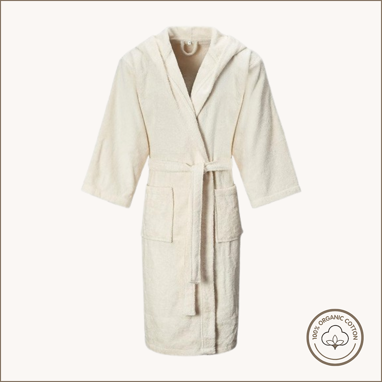 Bademantil 100% Organski Pamuk S/M – L/XL Natural