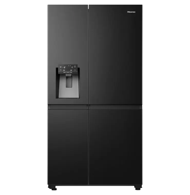 HISENSE Side by Side frižider RS 818 N4TFE crni
