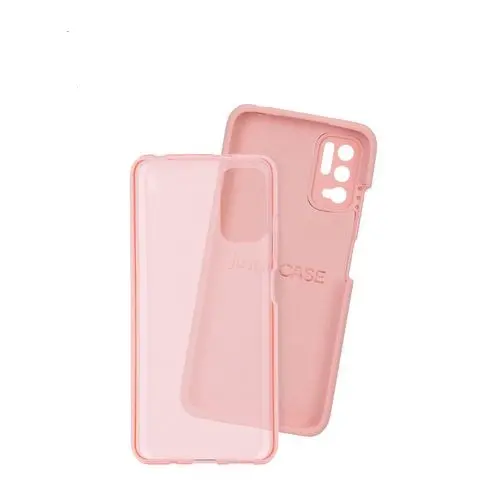 JUST IN CASE Set dve maske za telefon Redmi Note 10 5G Extra case MIX PLUS roze i svetloroze