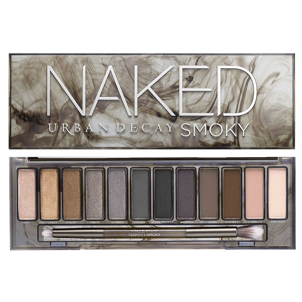 Naked Urban Decay Smoky - Paleta od 12 senki sa četkicom za nanošenje!