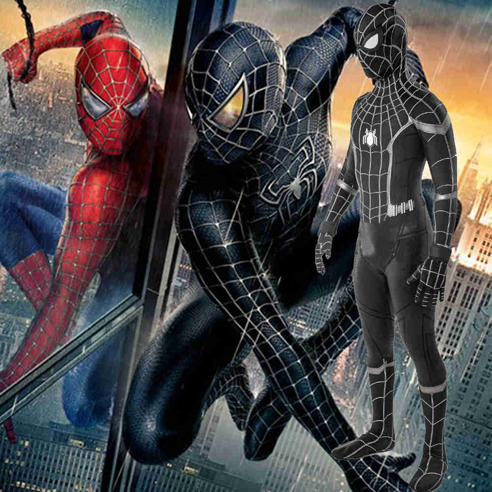 Spideman Black - kostim sa mišićima za decu!