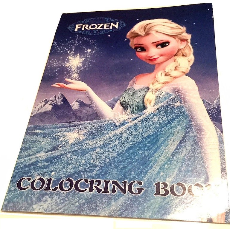 Frozen Bojanka sa Stikerima za male kreativce!