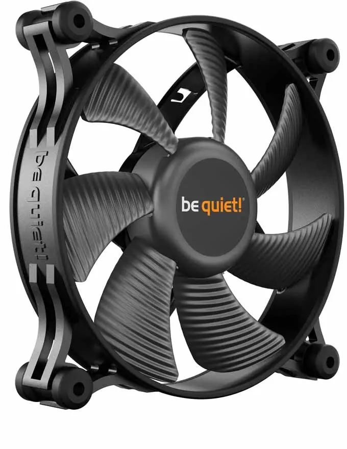 BE QUIET Ventilator Shadow Wings 2 BL084, Crni