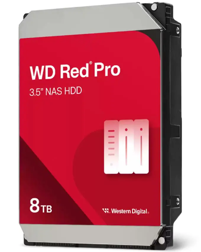 WESTERN DIGITAL Hard disk, 8TB, 3.5", SATA III 256MB 7.200 WD8005FFBX Red Pro