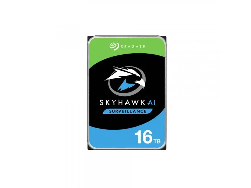 Seagate SkyHawk AI Hard disk, 16TB, 3.5'', SATA, ST16000VE002