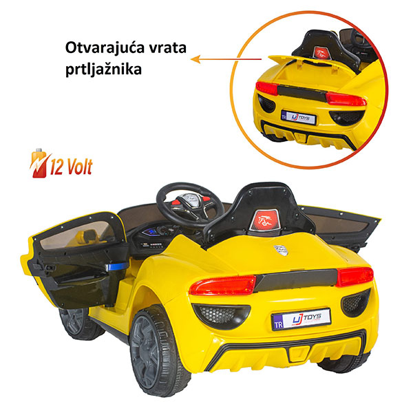 Auto na akumulator Jagor Žuti 309338