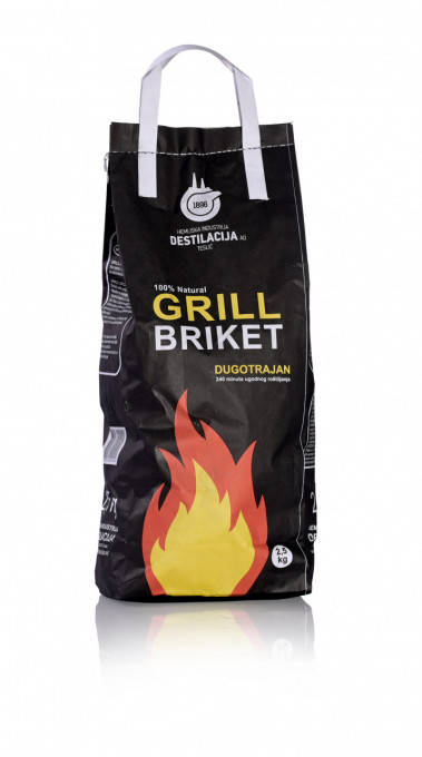 Grill briket sa dužim trajanjem žara 2.5kg