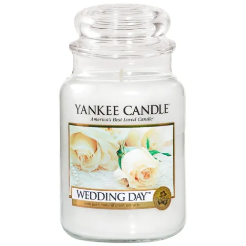 Wedding Day- Yankee Candle mirisna sveća L (mimoza, jazmin, ruža, citrusi, vanila)