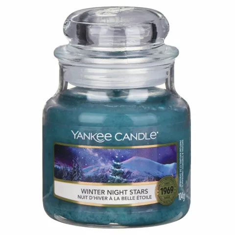 Winter Night Stars - Yankee Candle mirisna sveća S (citrus, eukaliptu, mošus, amber...)