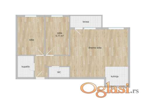 Stan NOVI SAD,GRBAVICA - 64 m2 197760 €, ID: 1099662