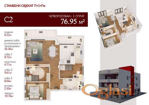 VETERNIK - VETERNIK - 76.95 m2