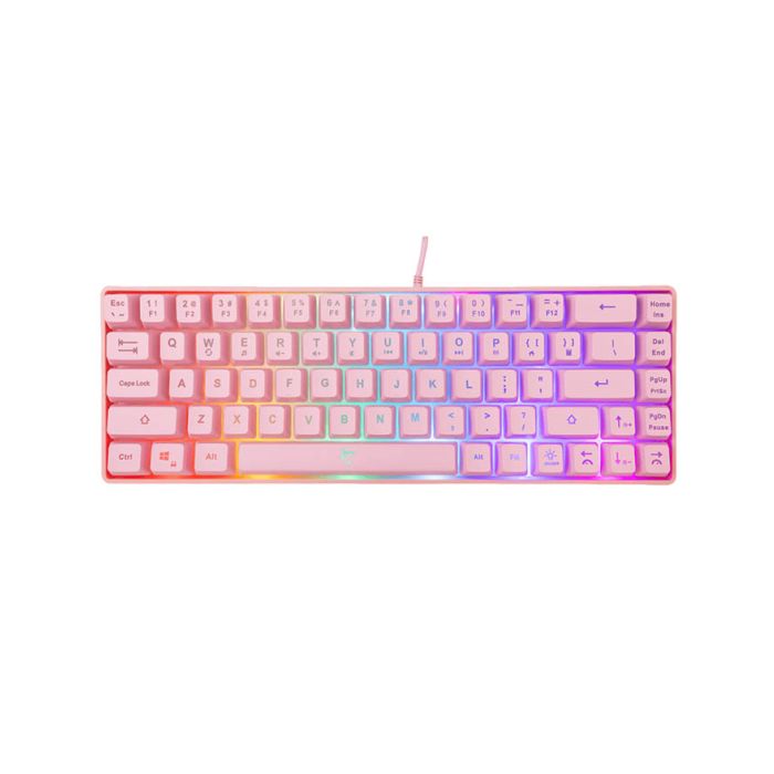 Tastatura White Shark GK 2201 RONIN US Pink