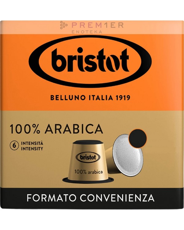 Bristot 100% Arabica Medium Roast Espresso Capsules 50/1 - Lavazza Blue kompatibilne