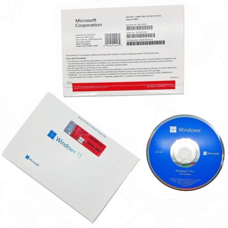 Microsoft Windows 11 Pro, 64-bit, ENG, OEM, DVD, 1PC, FQC-10528