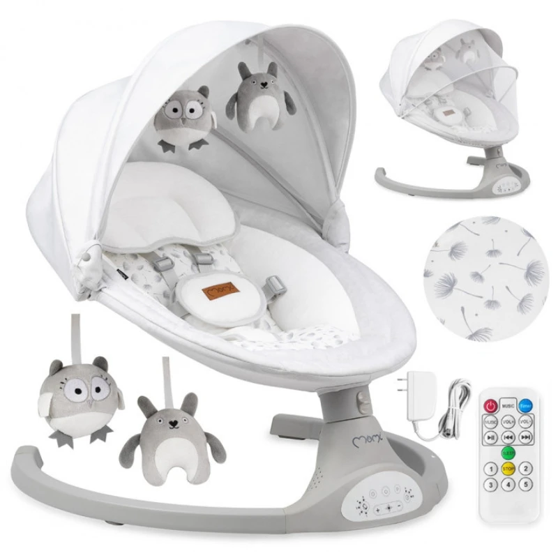 MoMi Kenani njihalica za bebe Light Grey 0-9kg
MoMi Kenani njihalica za bebe Light Grey 0-9kg