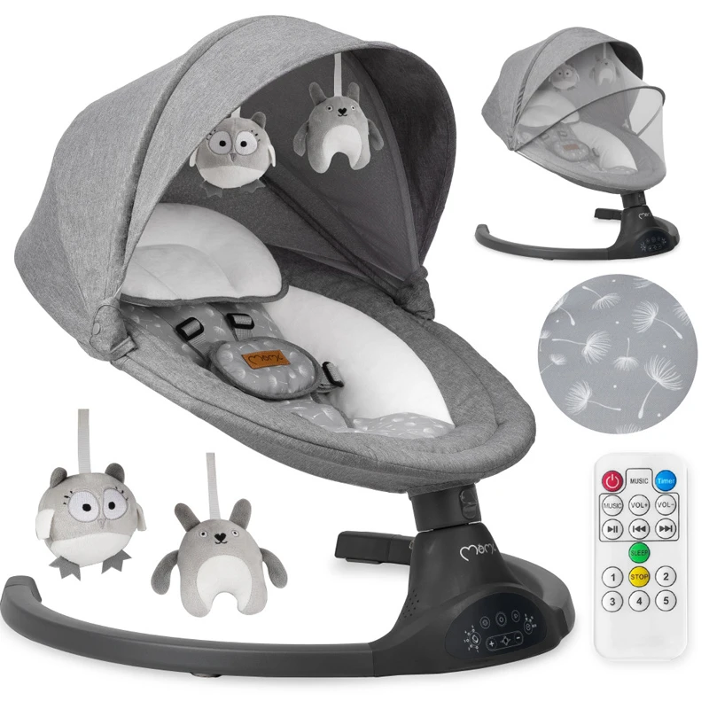 MoMi Kenani njihalica za bebe Dark Grey 0-9kg
MoMi Kenani njihalica za bebe Dark Grey 0-9kg