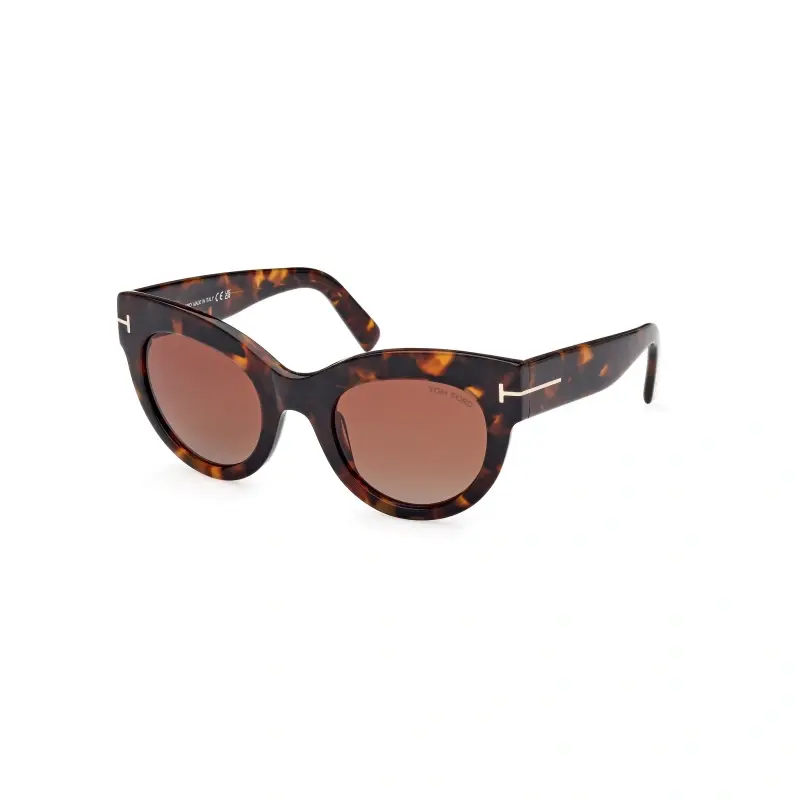 TOM FORD Ženske naočare za sunce Lucilla 0FT1064 52S59, Braon