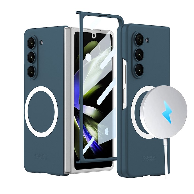 Futrola COLOR MagSafe za Samsung Galaxy Z Fold 6 5G plava (GKK case) (MS)