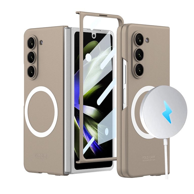 Futrola COLOR MagSafe za Samsung Galaxy Z Fold 6 5G zlatna (GKK case) (MS)