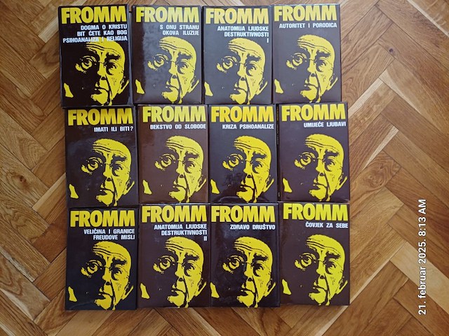 ERICH FROMM, KOMPLET 1-12