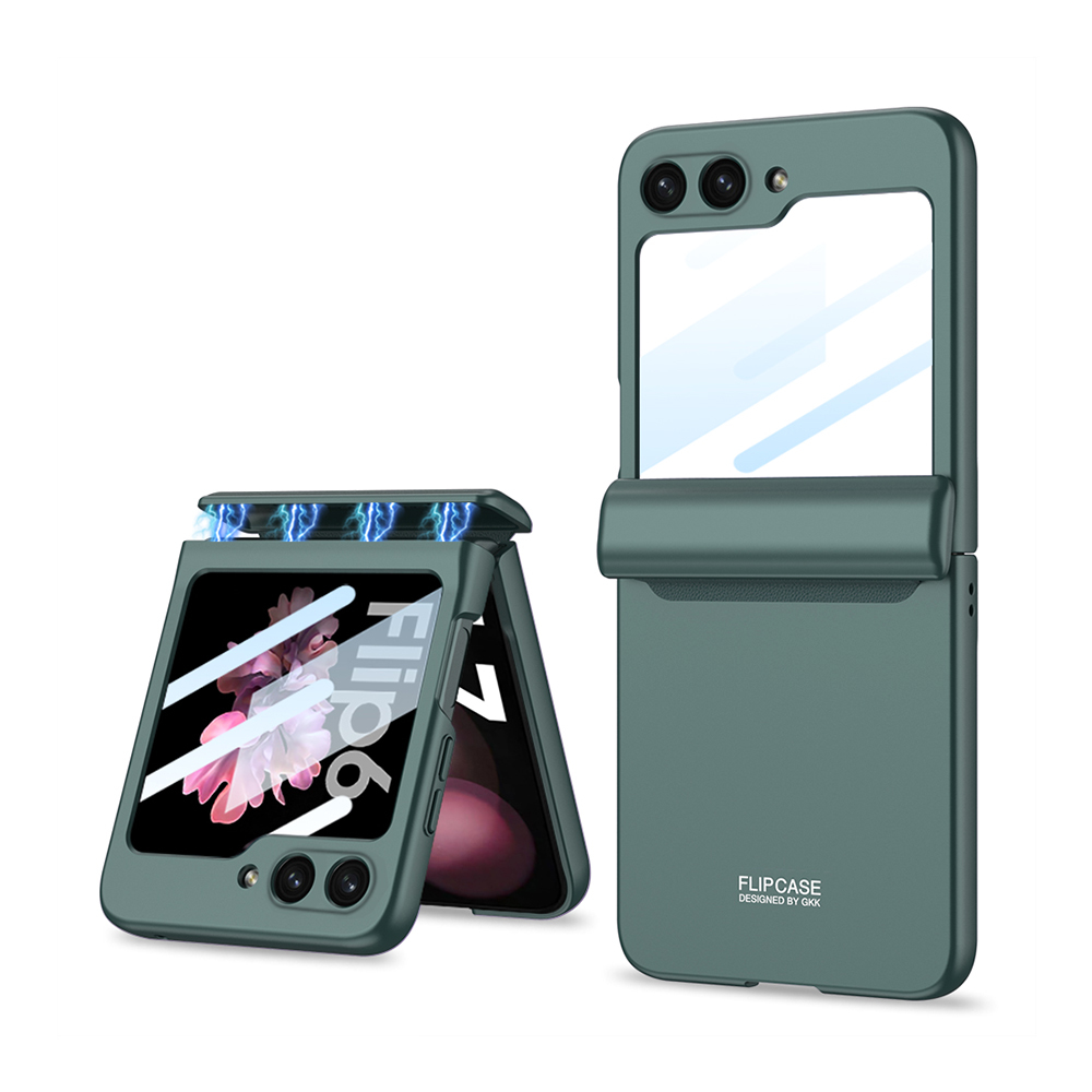 Futrola SMOOTH LINE za Samsung F741B Galaxy Z Flip 6 5G tamno zelena (GKK case) (MS)