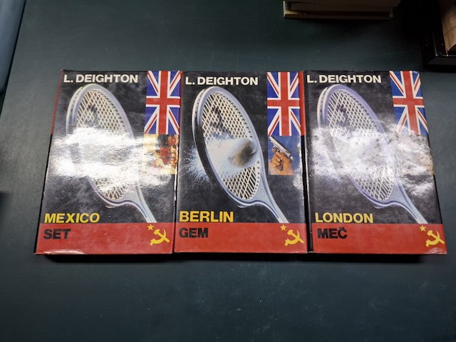 Len Deighton komplet 3 knjiga