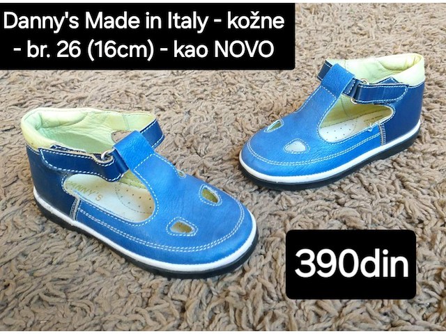 Dannys dečije kožne sandale br. 26 - kao NOVO