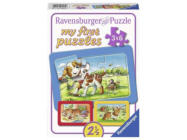 Ravensburger Moj prvi puzzle - Moji ljubimci 07062