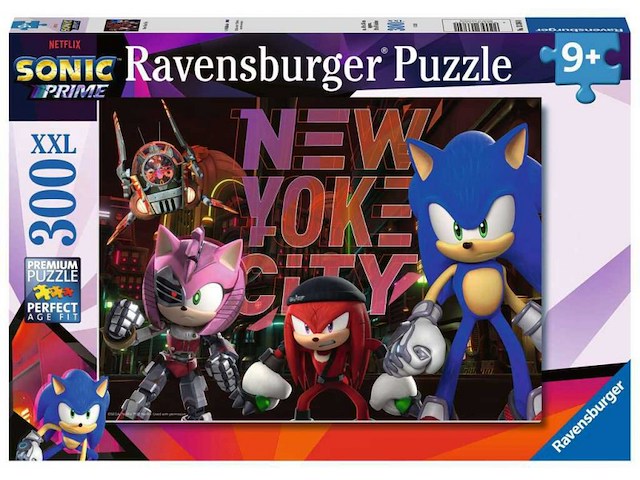 Puzzle slagalica 300 delova Sonic Prime Ravensburger 13384