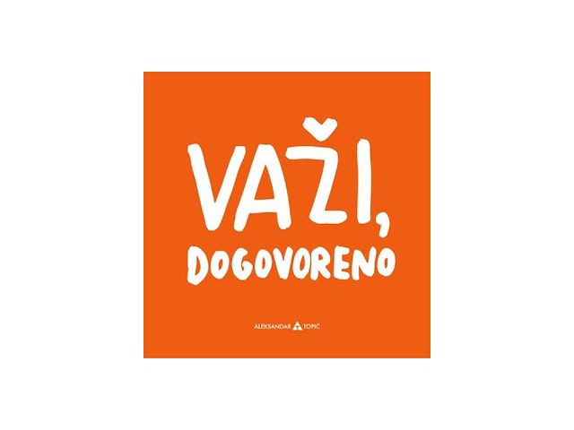 Nalepnica - Važi, dogovoreno, narandžasta