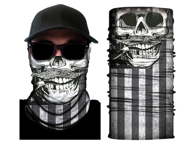 Bandana Marama Skull Kostur Sal Potkapa Maska Model 20