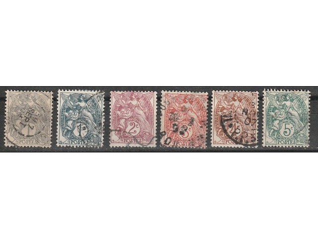France - 1900 - Allegorical subjects (Type Blanc)