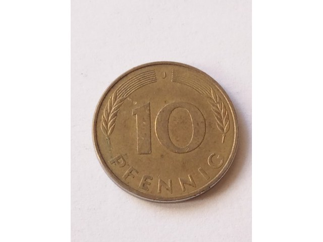 10 Pfennig 1981.g - J - Nemačka -