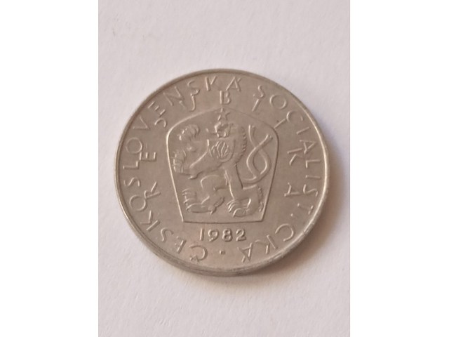5 Kruna 1982.g - Čehoslovačka - LEPA Kovanica