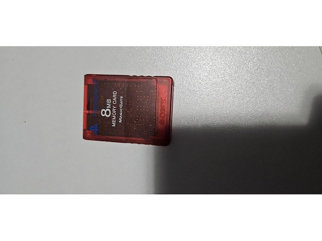 Playstation 2 Memory Card Crvena 8mb