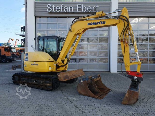 Mini bager
KOMATSU PC 80 MR-3 / Löffelpaket / Roadliner / 3.079h!