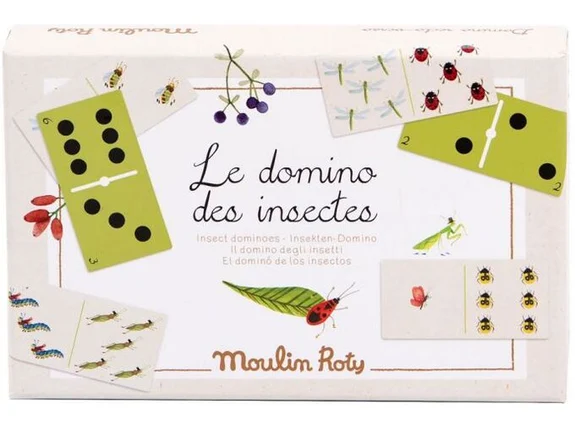 Moulin Roty Društvena igra domine Insekti - Le jardin du moulin