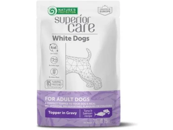 Nature's Protection Superior Care Adult All Breed White Dog Tuna & Salmon - 70g