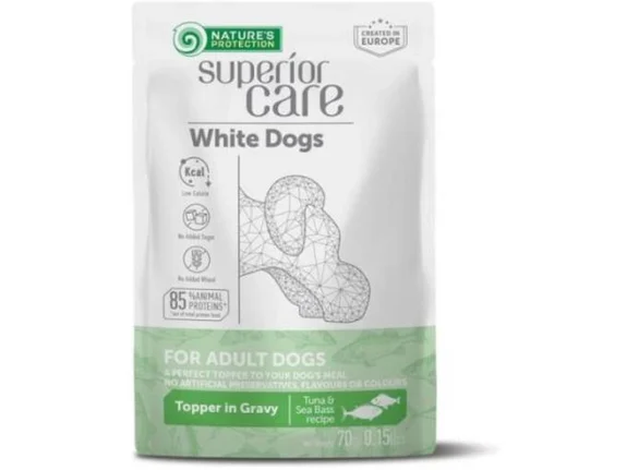 Nature's Protection Superior Care Adult All Breed White Dog Tuna & Sea Bass - 70g