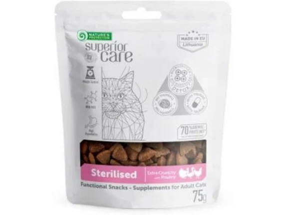 Nature's Protection Superior Care Snacks Sterilised Cat 75g