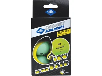 Donic Loptice za stoni tenis Glow in the dark