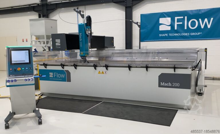 Waterjet sistem za sečenje
FLOW WaterJet Mach 200-4020, Pivot+, Hyplex 30