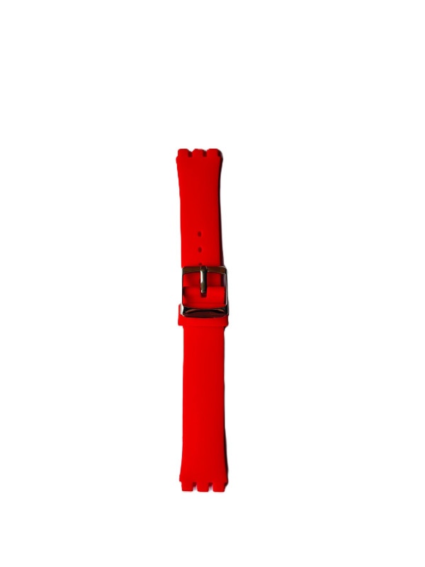 Swatch silikonski kaiš 17mm Crvena boja SW17.19