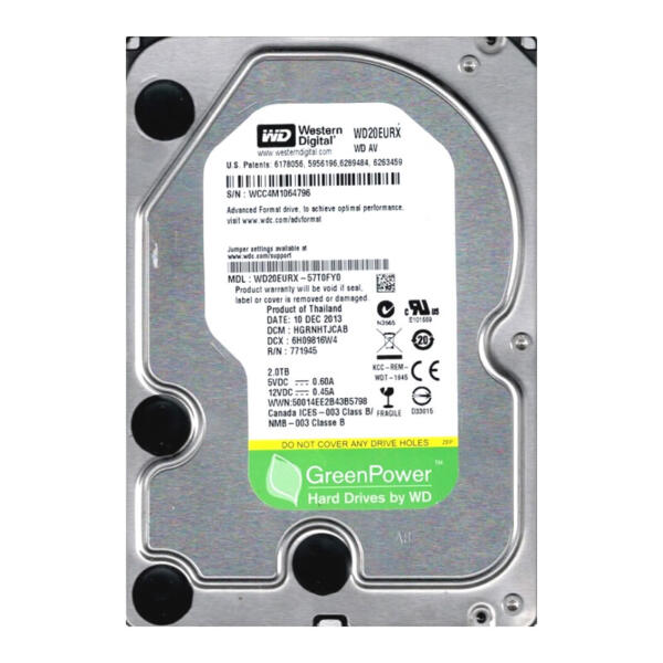 Hard disk WD Green Power AV 2TB