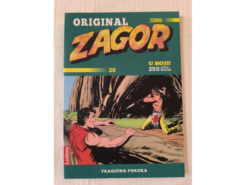 Zagor Original u Boji broj 20 Ludens - GLANCER -