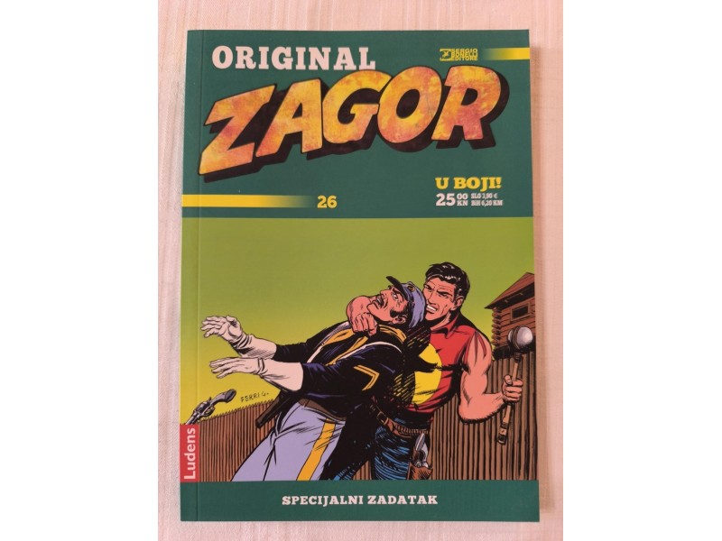 Zagor Original u Boji broj 26 Ludens - GLANCER -